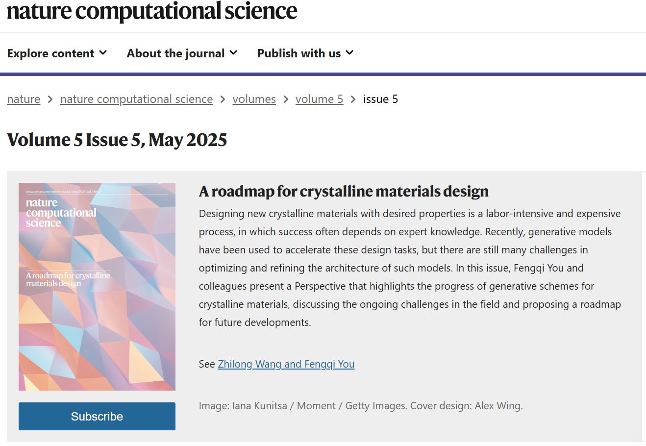 AI for materials discovery – Fengqi You Research Group